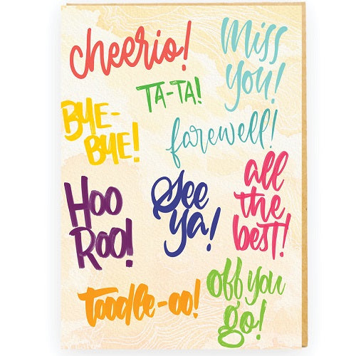 Large Card : Cheerio! – Card King