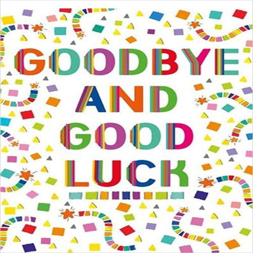 Large Card : Goodbye and Good Luck – Card King